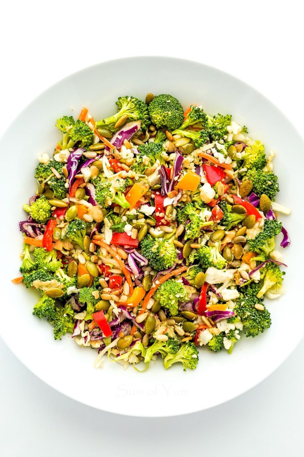 Sunflower Crunch Salad - Sum of Yum