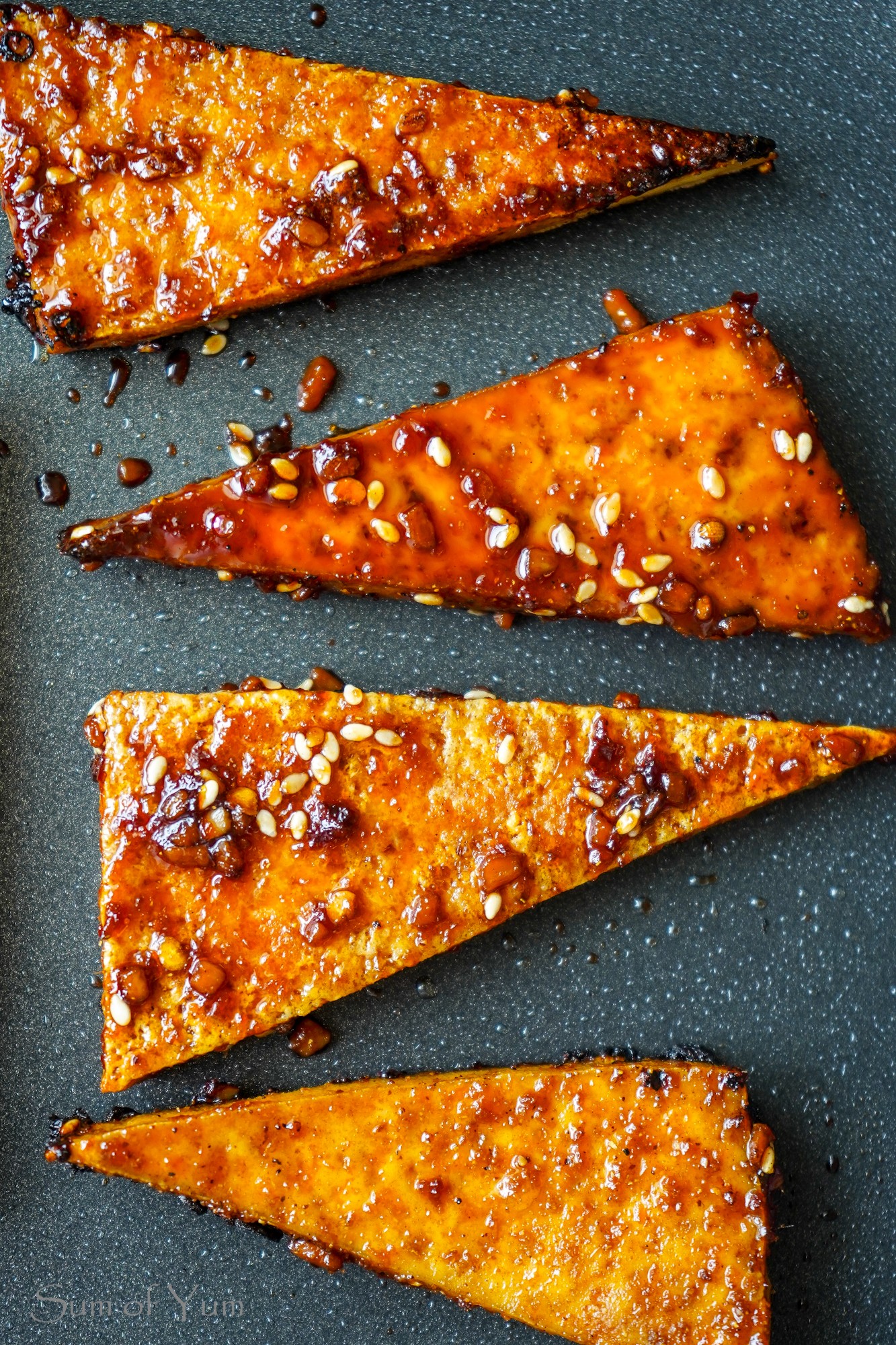 Maple Glazed Tofu - Sum of Yum